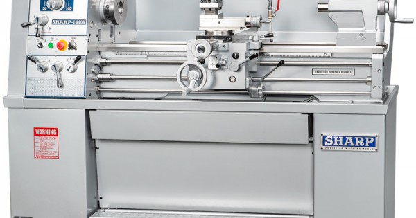 SHARP 1440V 14" X 40" DIGITAL VARIABLE SPEED ENGINE LATHE
