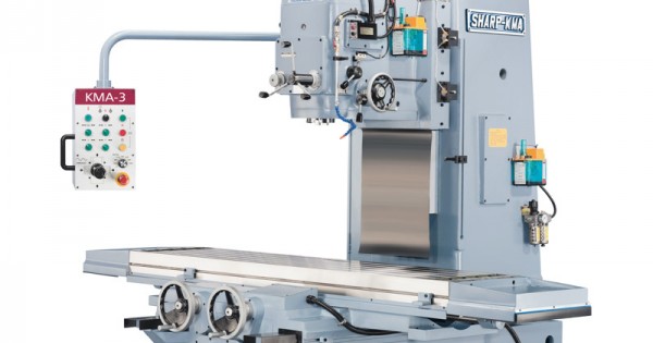 SHARP KMA-3 19-11/16" X 86-5/8" HEAVY DUTY VERTICAL BED TYPE MILLING ...