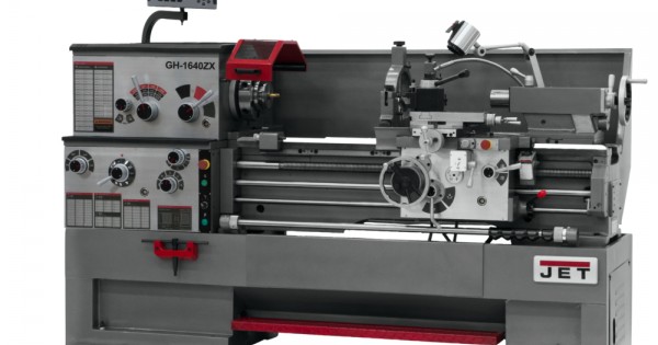 JET 321148 GH-1640ZX 16" X 40" LARGE SPINDLE BORE ENGINE LATHE WITH ...
