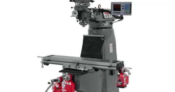 JET 690153 JTM-4VS 9" X 49" VARIABLE SPEED VERTICAL MILLING MACHINE ...