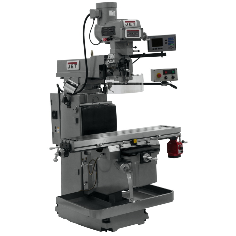 JET 698049 JTM-1254VS 12" X 54" VARIABLE SPEED VERTICAL MILLING MACHINE ...