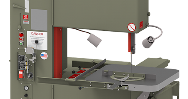 GROB 6V-36 36" METAL PLATE CUTTING VERTICAL BANDSAW WITH 20" WORK HEIGHT